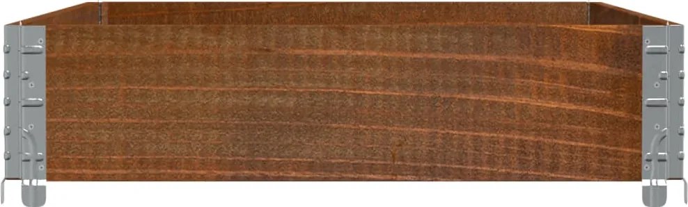 Zahradní truhlík hnědý 120 x 80 cm masivní borové dřevo 3295846
