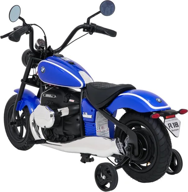 Elektrická motorka BMW R18 modrá