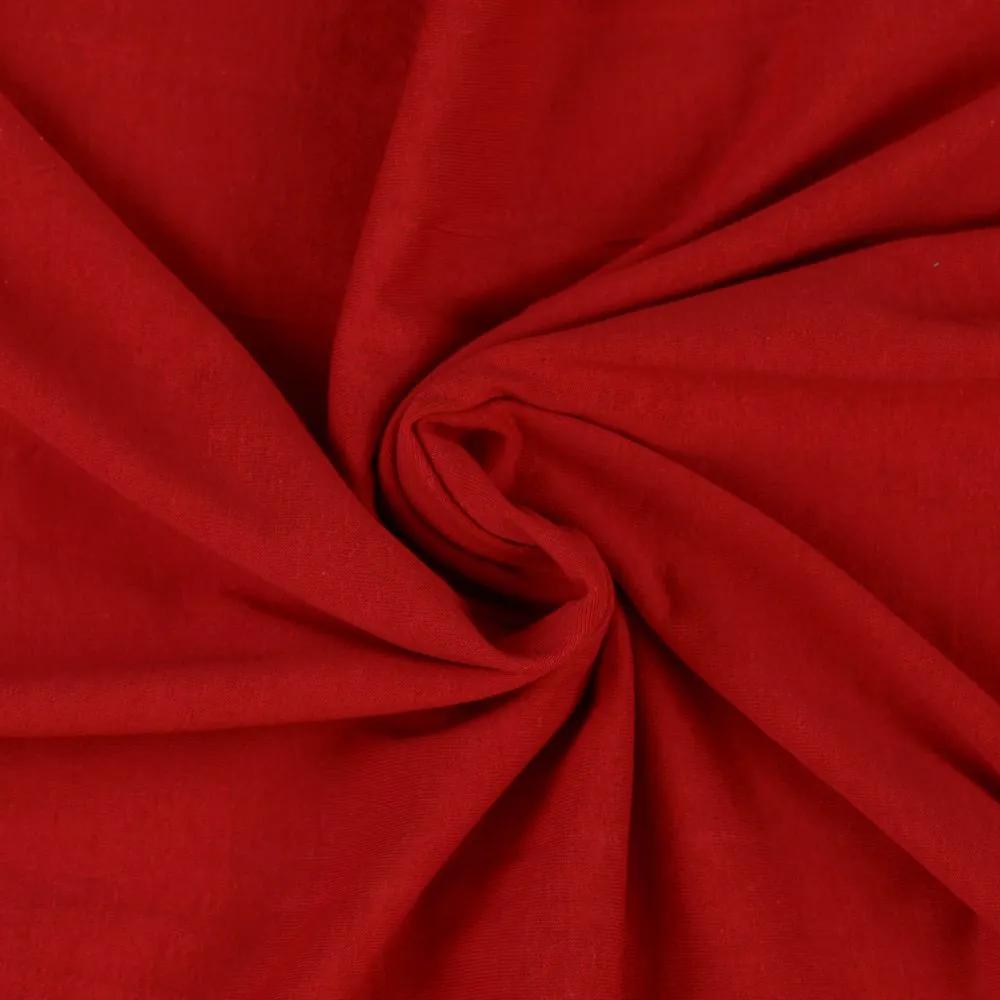 Kvalitex Jersey prostěradlo červené různé rozměry