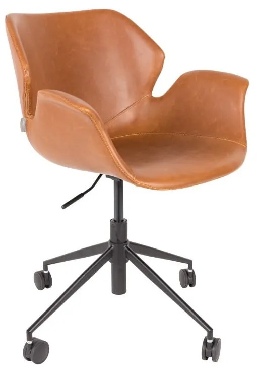 Hnědá kancelářská židle Zuiver Office Chair Nikki