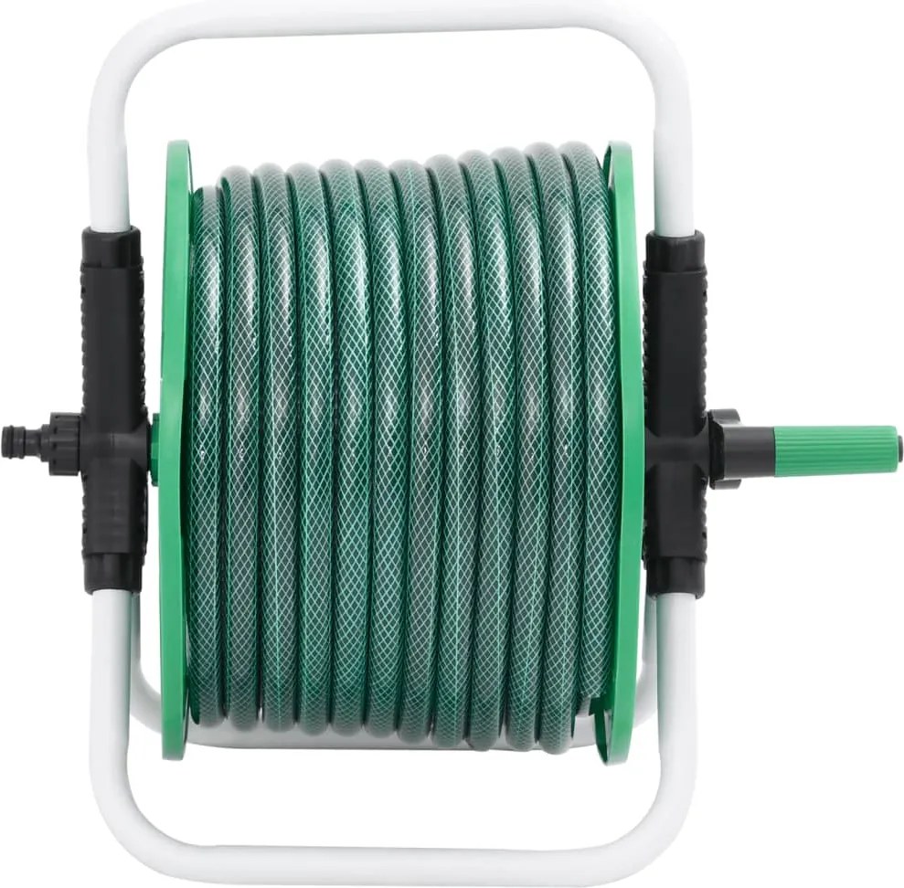 Volně stojící zelený hadicový naviják s 30m hadicí PVC 3281508