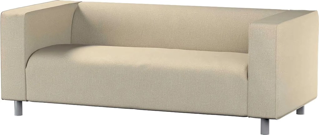 Potah na pohovku IKEA Klippan 2-místná barva béžová látka pletený vzor