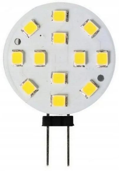 BERGE LED žárovka G4 - 3W - 270 lm - SMD talířek - teplá bílá