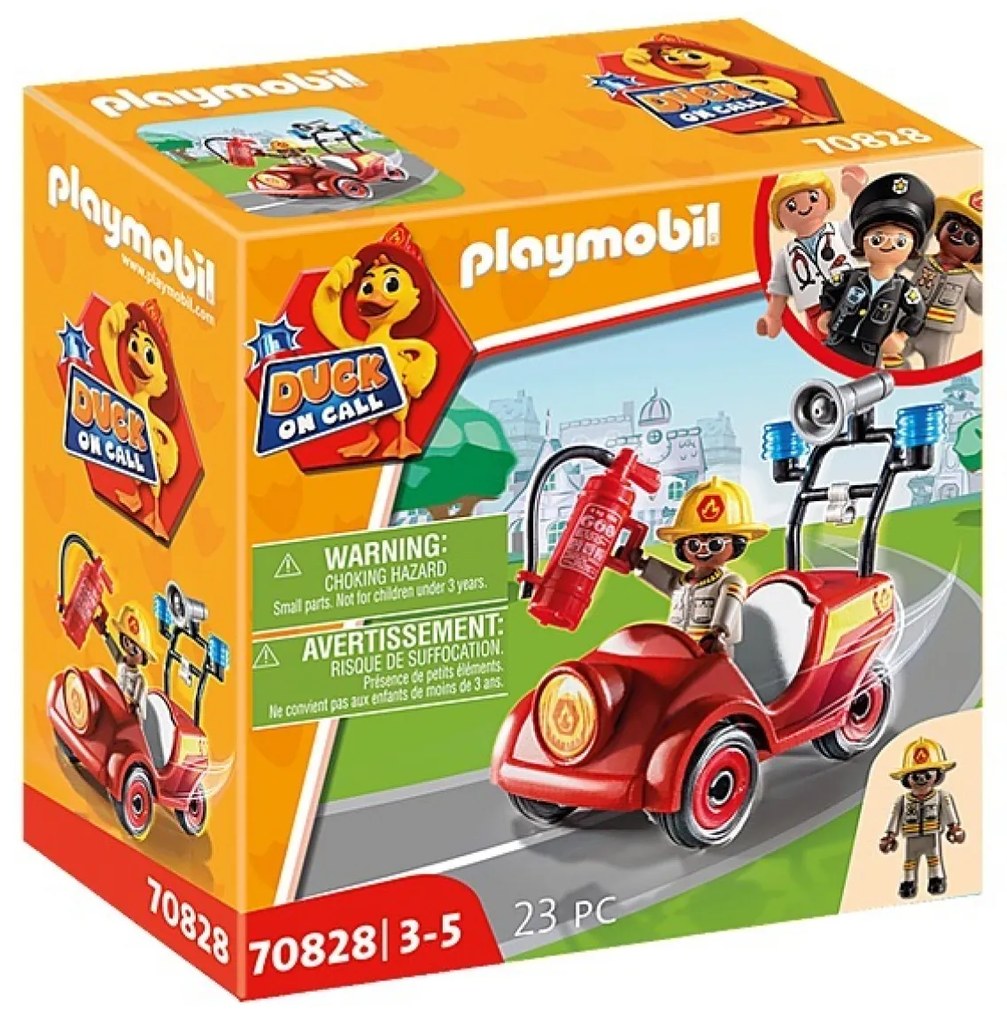Playmobil duck on call 70828 miniauto hasiči