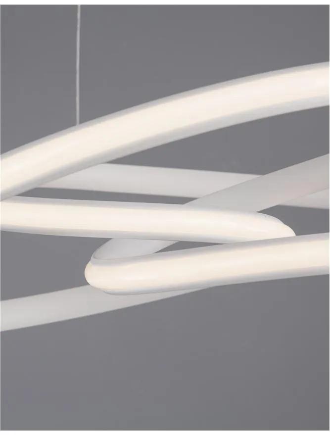 Nova Luce Závěsné LED svítidlo MENTON, 43W 3000K stmívatelné Barva: Hnědá