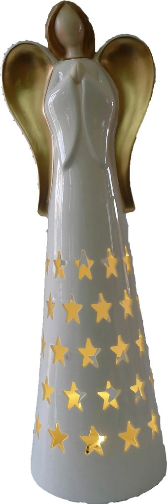 XXXLutz DEKORAČNÍ ANDĚL X-Mas - Dekorativní sošky - 0034720037