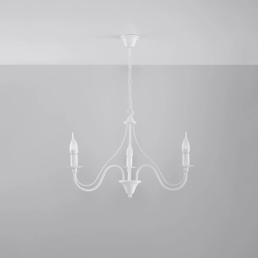 Sollux Lighting Lustr MINERWA 3 bílý