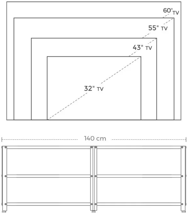 Stolek pod televizor LTV094B01