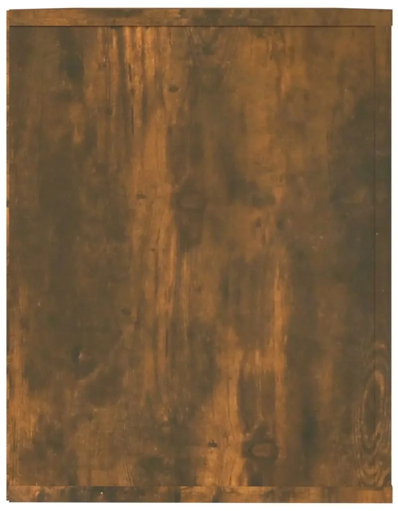 Botník kouřový dub 75 x 35 x 45 cm kompozitní dřevo - Default Title