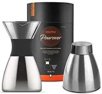 ASOBU Pour Over - stříbrný