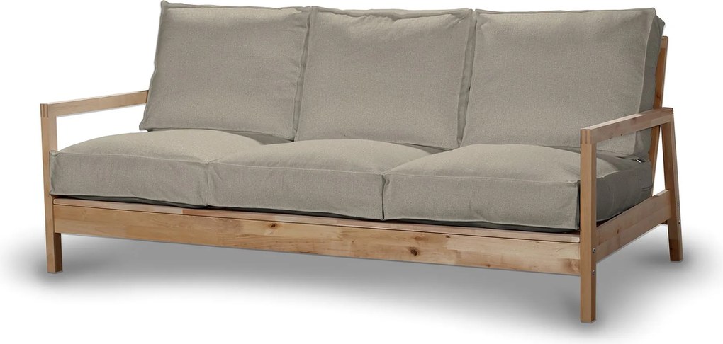 Potah na pohovku IKEA  Lillberg 3-místná nerozkládací barva béžová látka pletený vzor