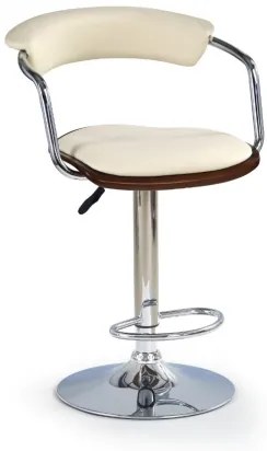 barová židle Halmar H-19 - doprava zdarma  ořech/černá