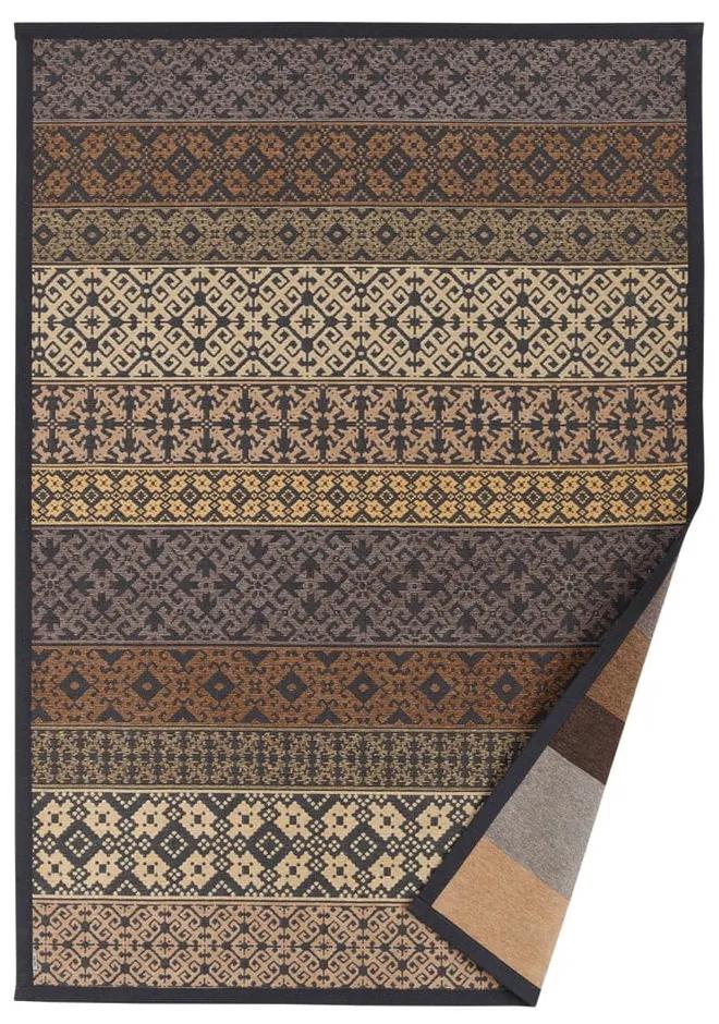 Béžový vzorovaný oboustranný koberec Narma Tidriku, 70 x 140 cm