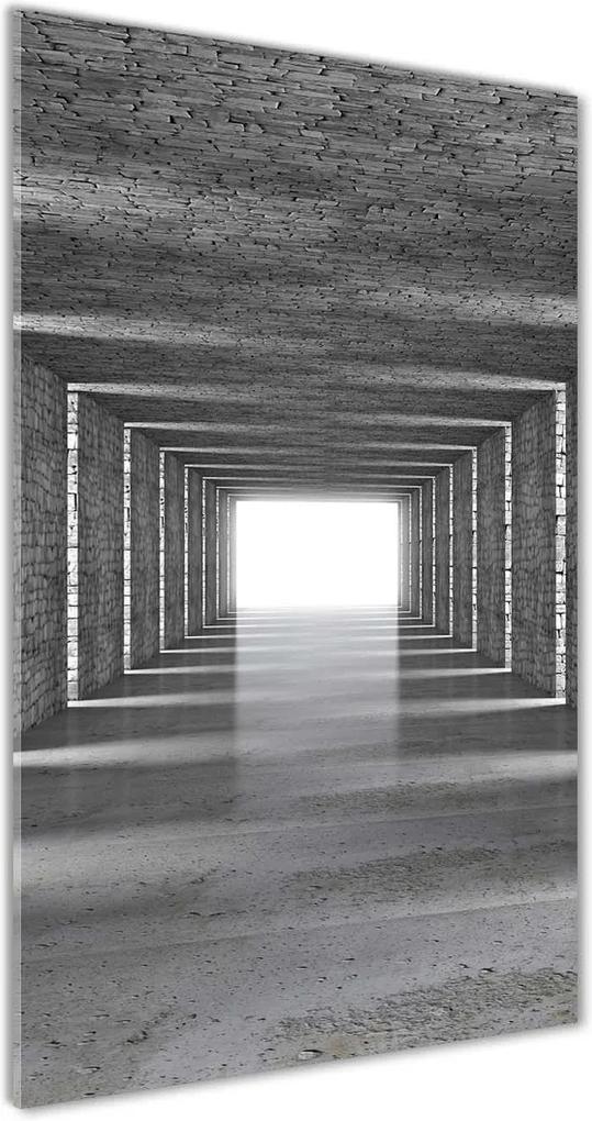 Foto obraz na plátně Tunel z cihly