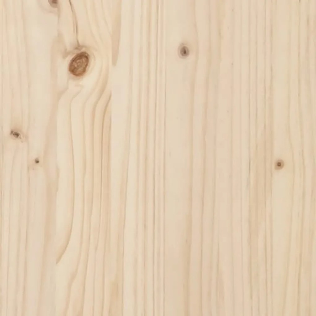 Lavice s botníkem 100 x 34 x 45 cm masivní borové dřevo - Default Title