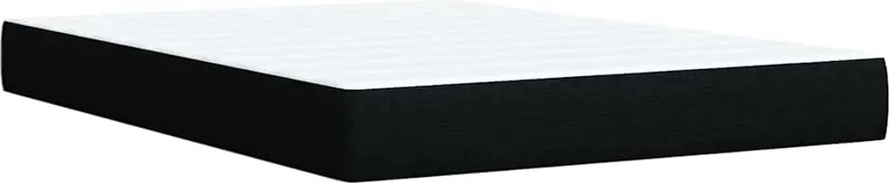 Box spring postel s matrací černá 140 x 190 cm textil 3287453