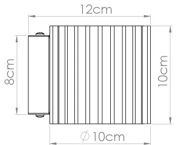 Sollux  SL.1781 - Nástěnné svítidlo AURA 1xG9/10W/230V bílá