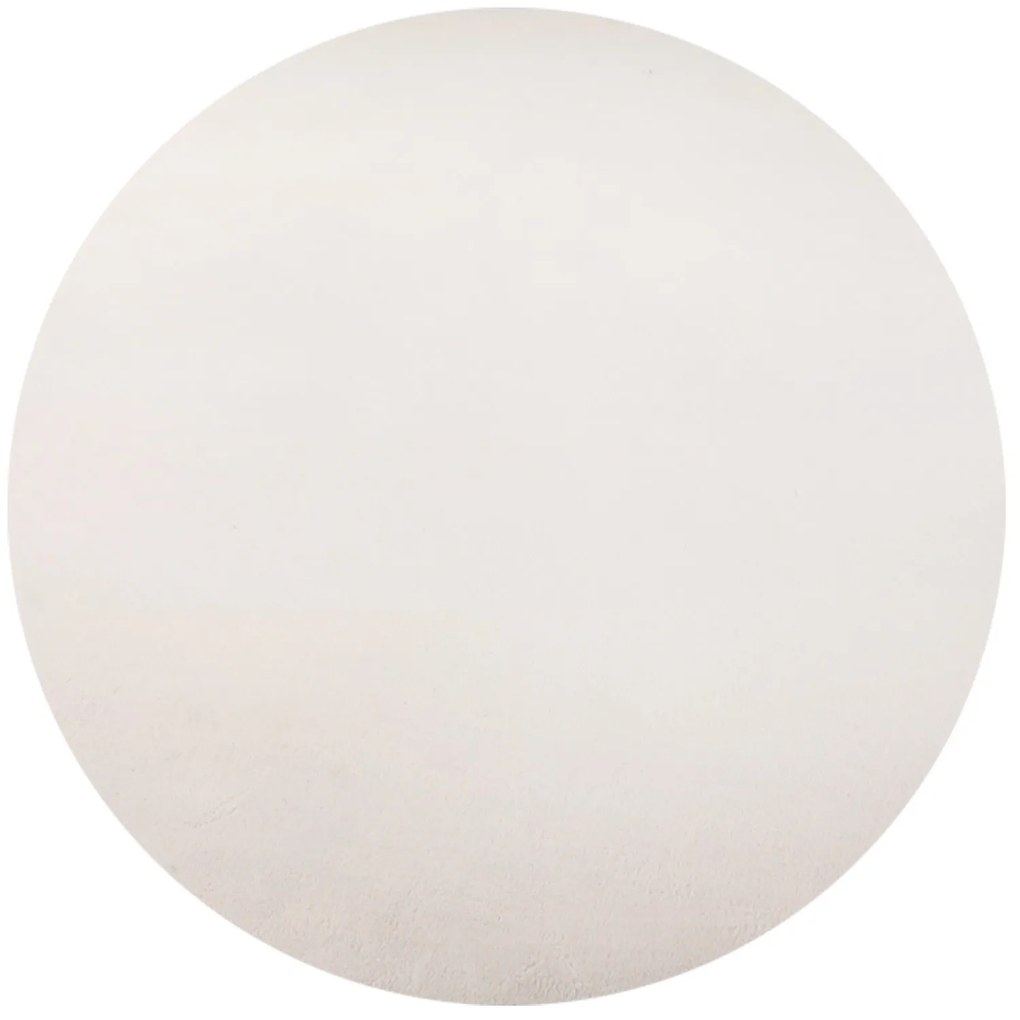 Ayyildiz, Kusový koberec Sky 5400 Cream kruh, 120x120 (průměr) kruh, béžová, obývací pokoj