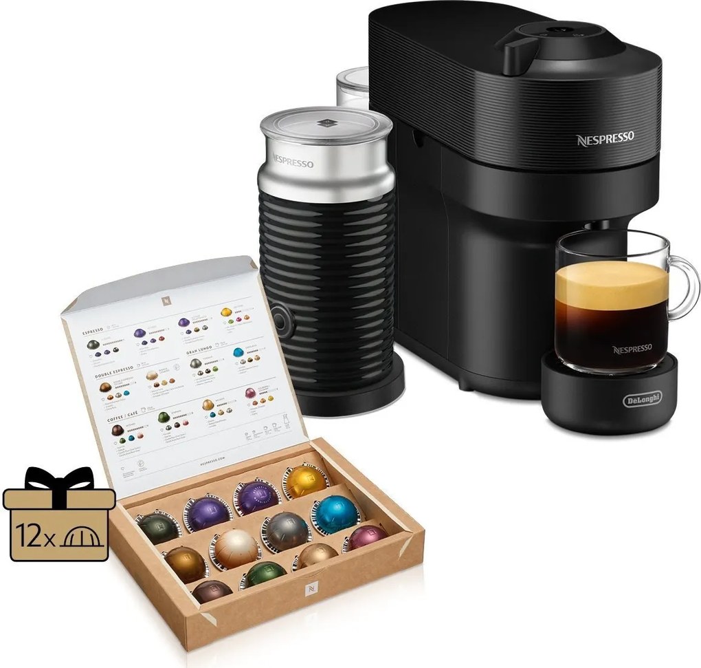 Kávovar na kapsle nespresso de'longhi vertuo pop black env90.bae