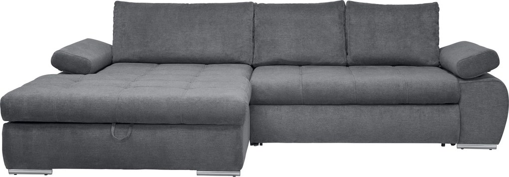 XXXLutz ROHOVÁ SEDAČKA, textil, šedá Carryhome - Sedací soupravy - 002300011402