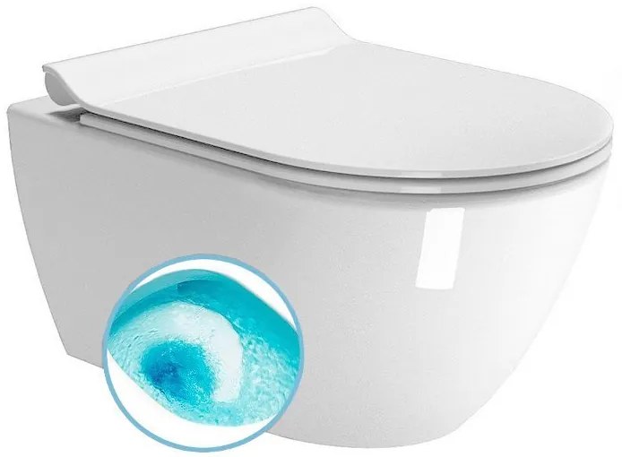 PURA WC závěsné, splachování SWIRLFLUSH, 55x36 cm, ExtraGlaze (881511) GSI