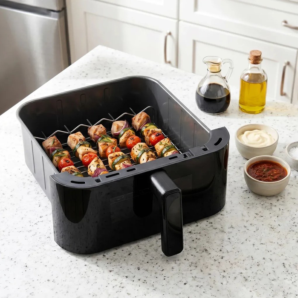 TESLA AirCook TrioZone Q636 XXL - multifunkční třízónová digitální horkovzdušná fritéza