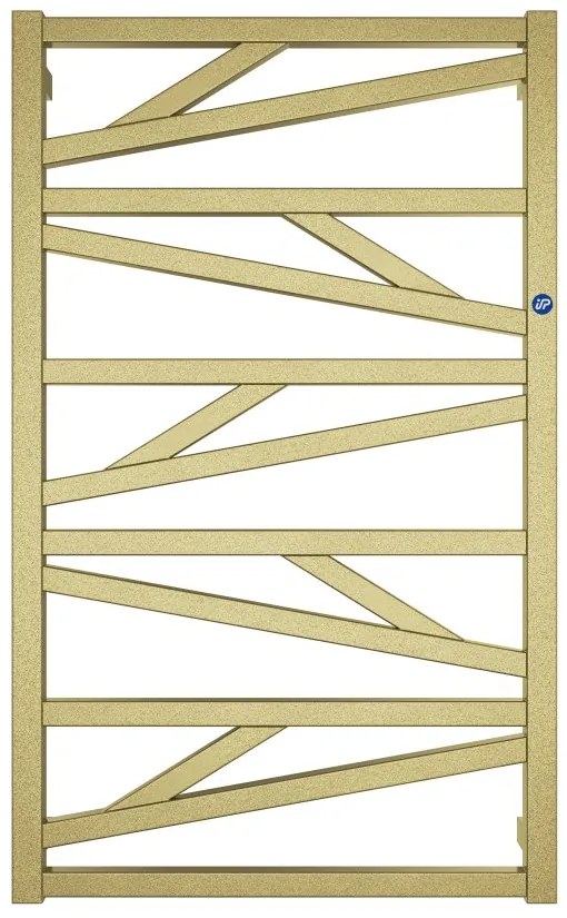 Instalprojekt Koupelnový radiátor TRICK zlatá barva Barva radiátoru - Zlatá, Rozměr radiátoru - 430 × 857 mm, výkon 352 W, Typ připojení - Klasické (na rozteč) RADTRK409084