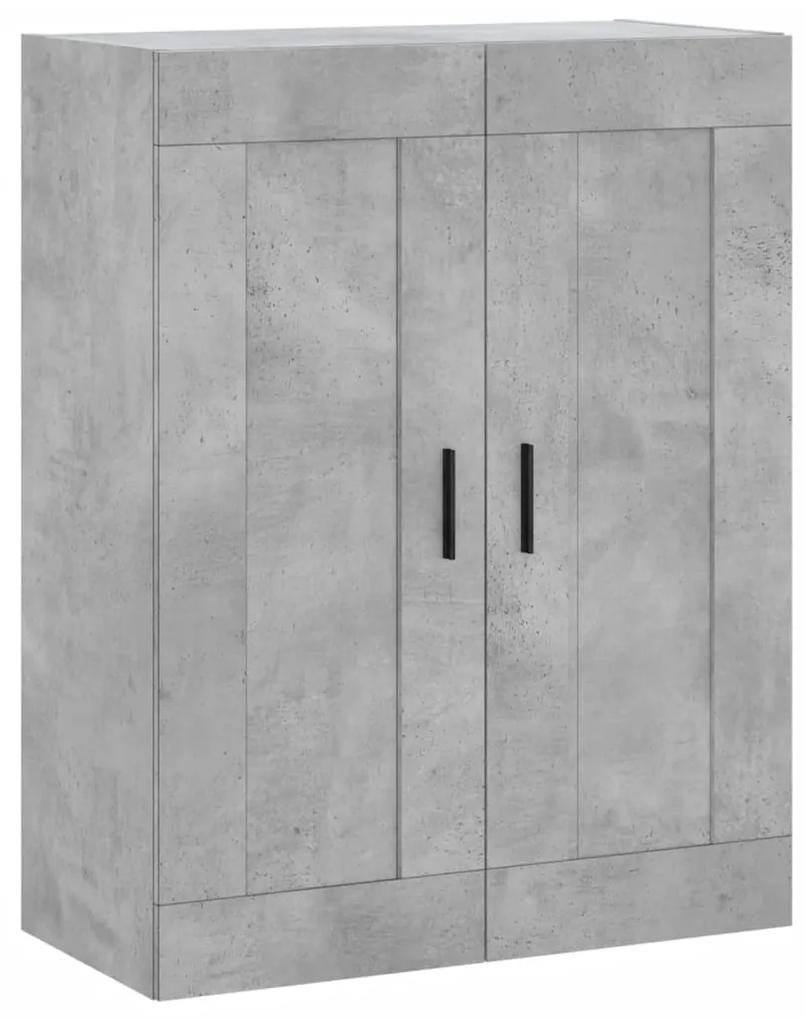 Skříň highboard betonově šedá 69,5x34x180 cm kompozitní dřevo,  3199957