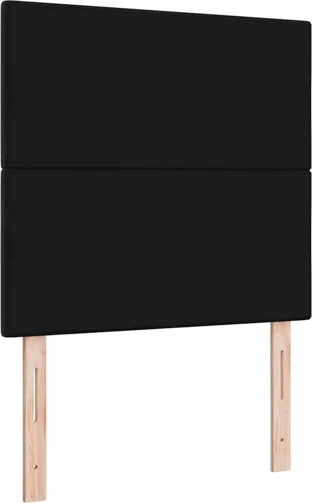 Čelo postele Černý 90 cm samet 3337804
