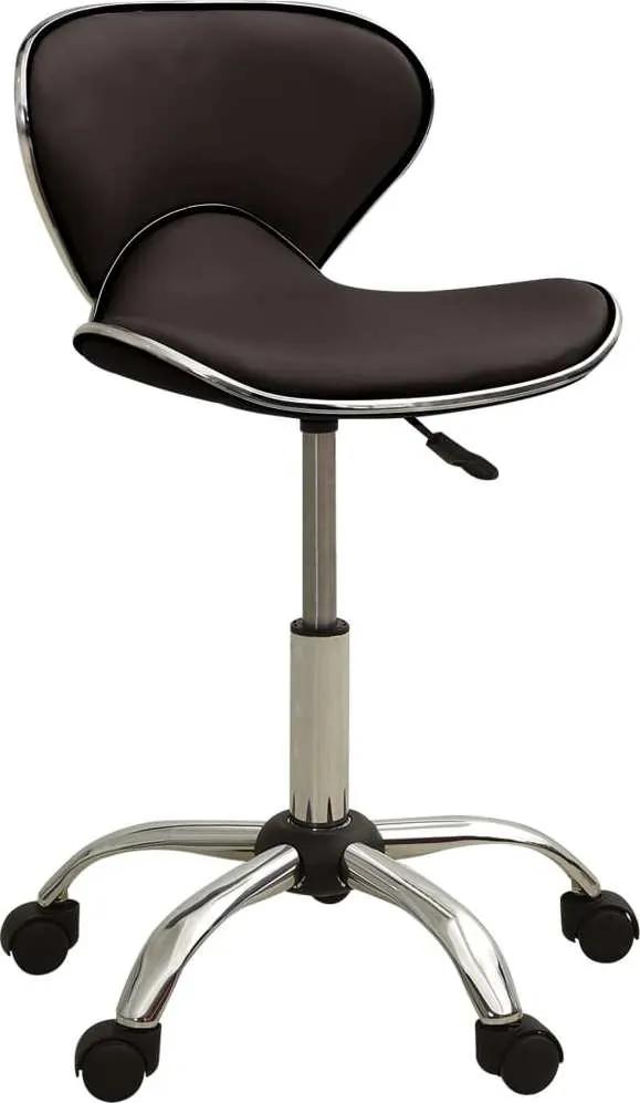 vidaXL Kancelářská židle umělá kůže [3088626] Barva: Černá