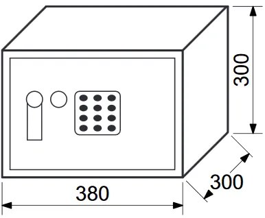 Elektronický sejf RICHTER RS.30.EDK