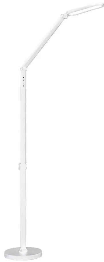 Polux LED Stmívatelná dotyková stojací lampa FERRARA LED/13W/230V 3000/4000/6000K bílá 327369