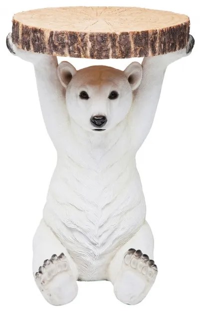 KARE DESIGN Odkládací stolek Polar Bear 53 × 37 × 37 cm