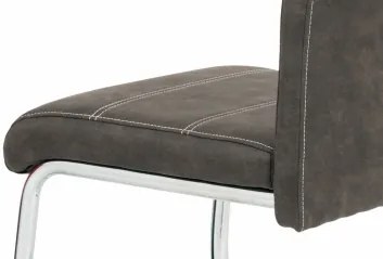 Jídelní židle antracit látka COWBOY HC-483 GREY3