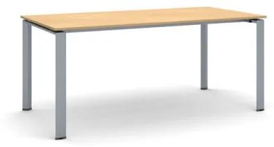 Jednací stůl INFINITY se šedostříbrnou podnoží 1800 x 900 x 750 mm, buk