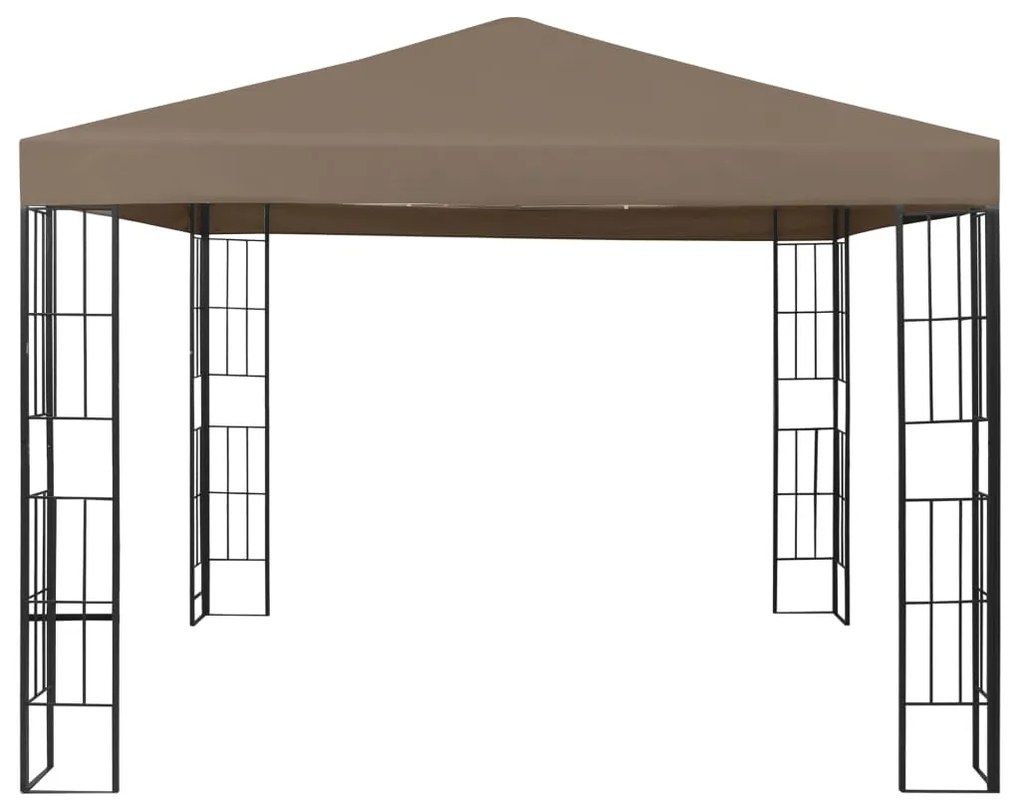 vidaXL Marketos Altán 3 x 3 m taupe