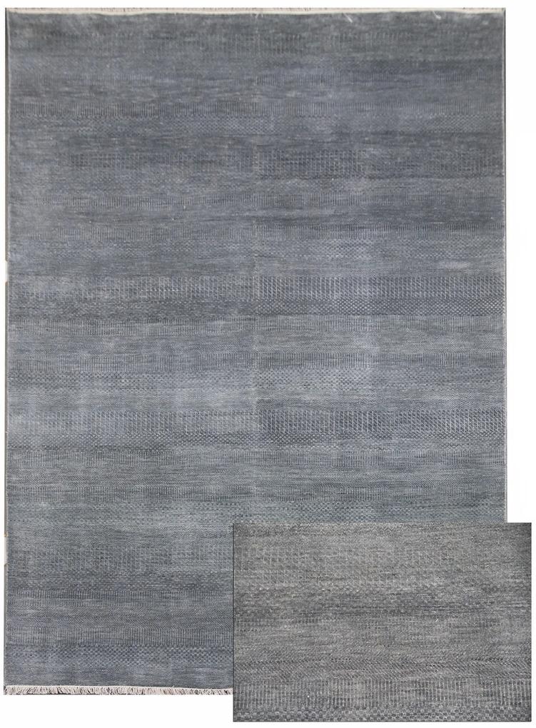 Diamond Carpets koberce Ručně vázaný kusový koberec Diamond DC-MCN Light grey/blue Rozměry koberců: 120x170