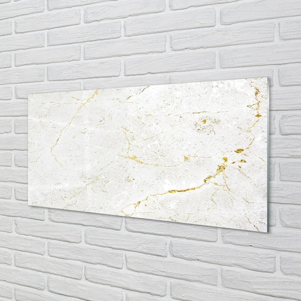 Obraz na skle Marble kamenná zeď 120x60 cm