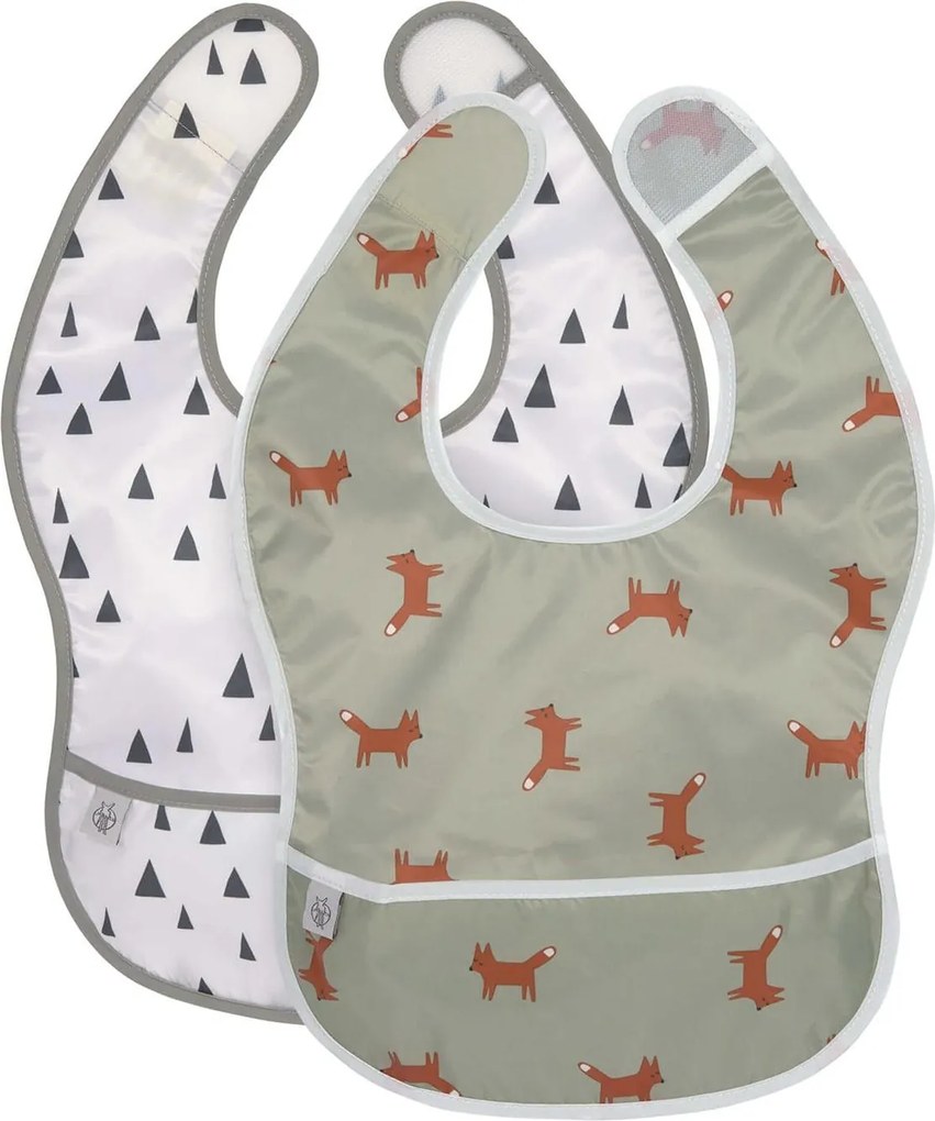 Bryndák lässig lightweight bib little forest fox, 2 ks