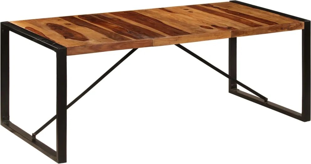 Jídelní stůl 200 x 100 x 75 cm masivní akáciové dřevo 247413