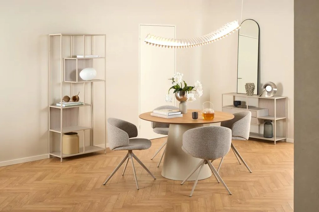 ACTONA GROUP Jídelní židle ELLA béžová z látky Monza 0000109559