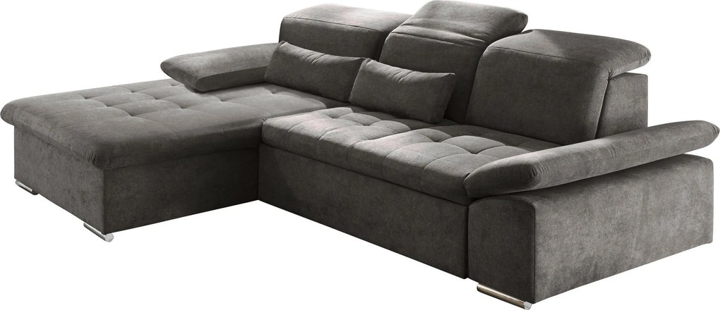 XXXLutz ROHOVÁ SEDAČKA, textil, kompozitní dřevo, tmavě šedá MID.YOU - Sedací soupravy - 002220026706