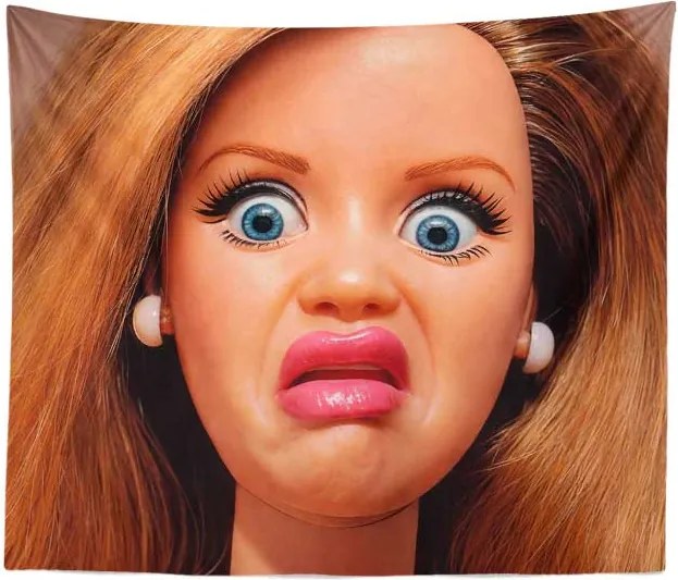 Sablio Deka Znechucená Barbie - Meme Barbie - 150x120 cm