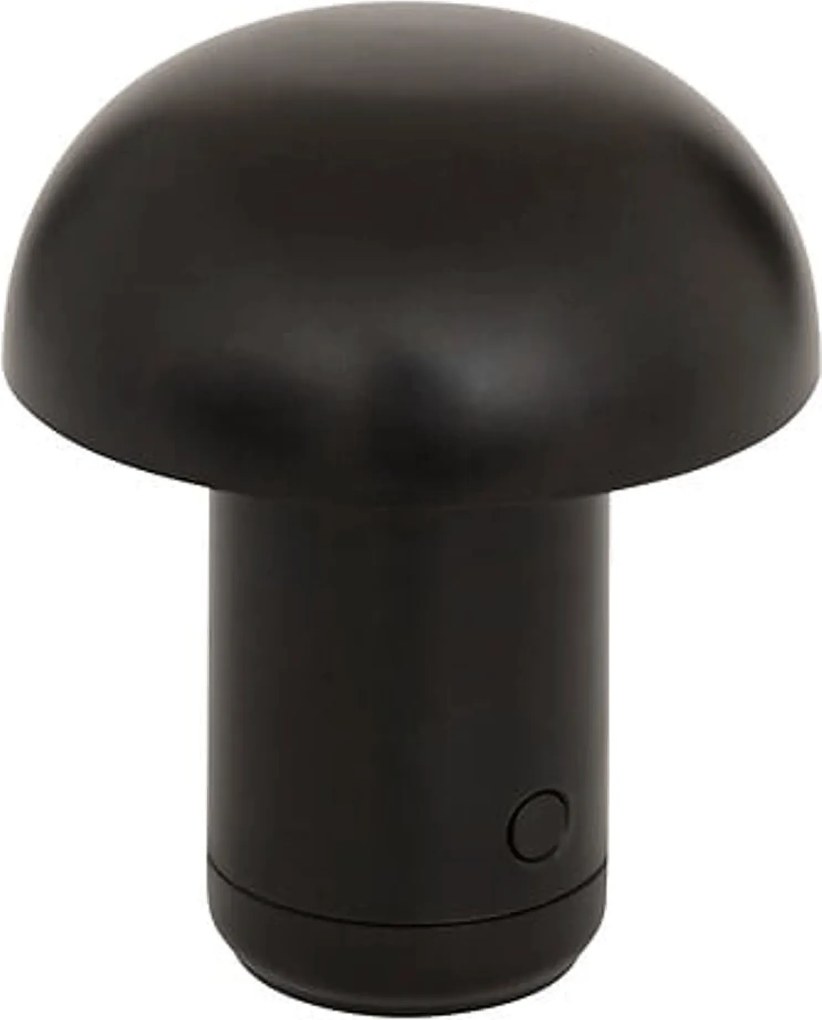 LED stolní lampa FUNGHI 11,2 cm, černá