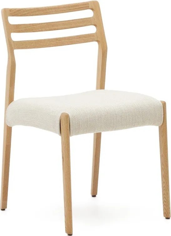 Béžová/v přírodní barvě jídelní židle z dubového dřeva Cudia – Kave Home