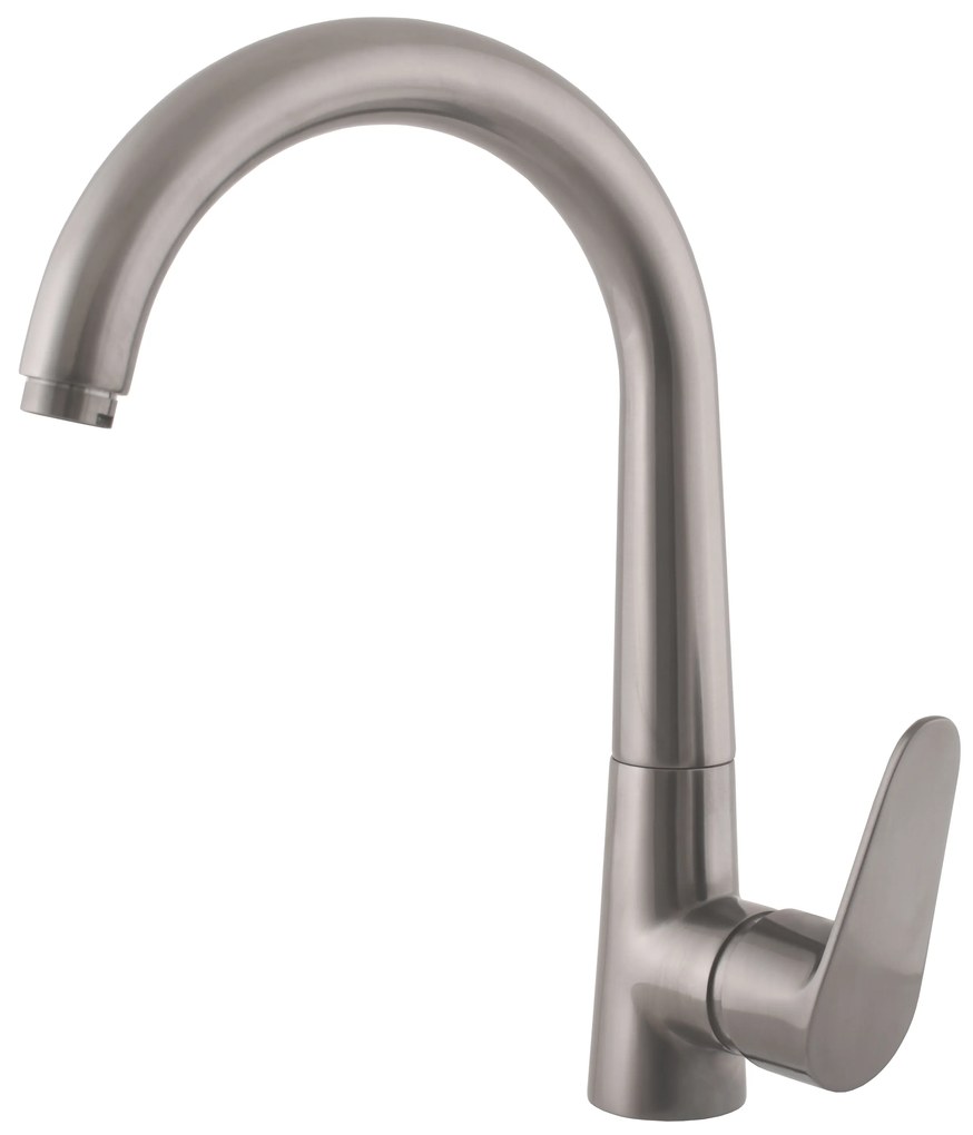 Slezák - RAV Dřezová baterie AMUR - AM719.xMGL, Metal grey lesk Připojovací hadičky - závit: 1/2"
