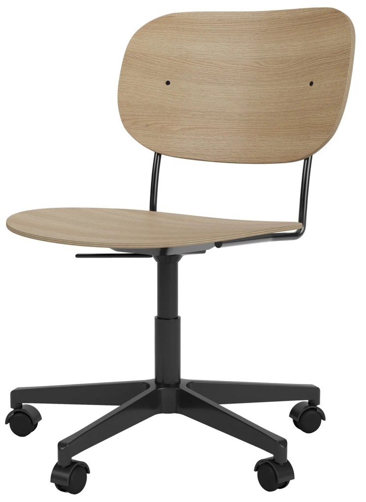AUDO (MENU) Kancelářská židle Co Task Chair, Black / Natural Oak