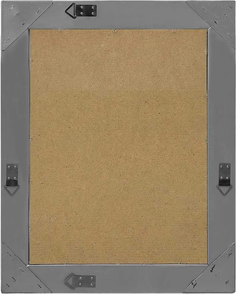 Nástěnné zrcadlo barokní styl 50 x 60 cm černé 320319