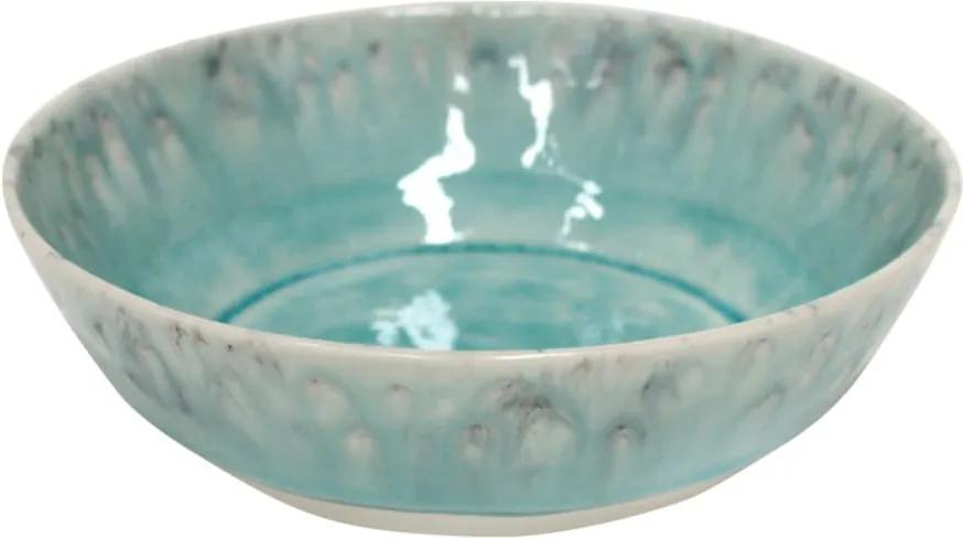 Modrý kameninový polévkový talíř Ego Dekor Madeira, ⌀ 19 cm