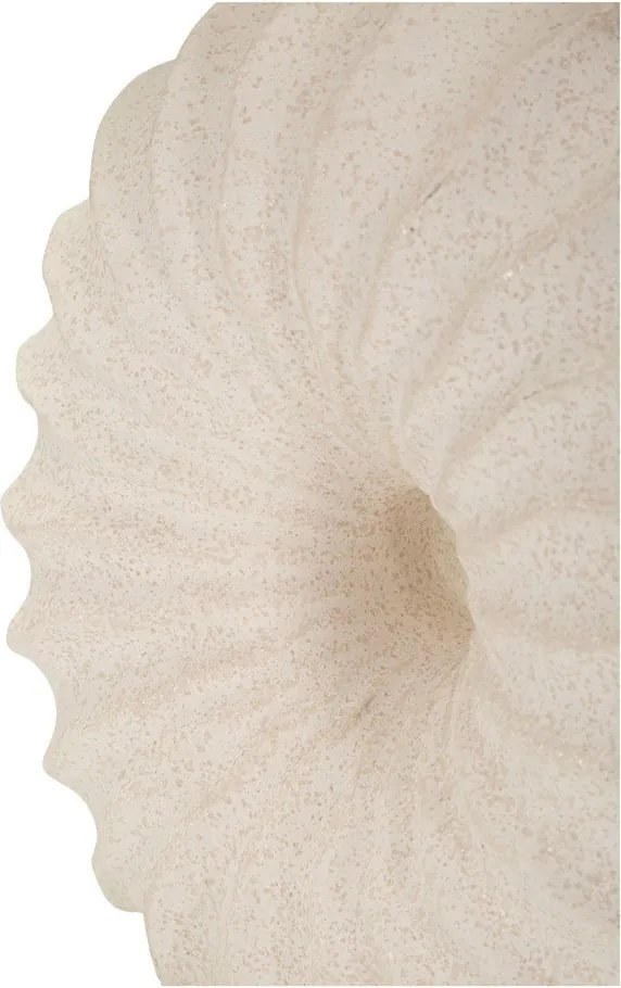 Krémová keramická stolní lampa s textilním stínidlem (výška 40 cm) Anemone – Mauro Ferretti